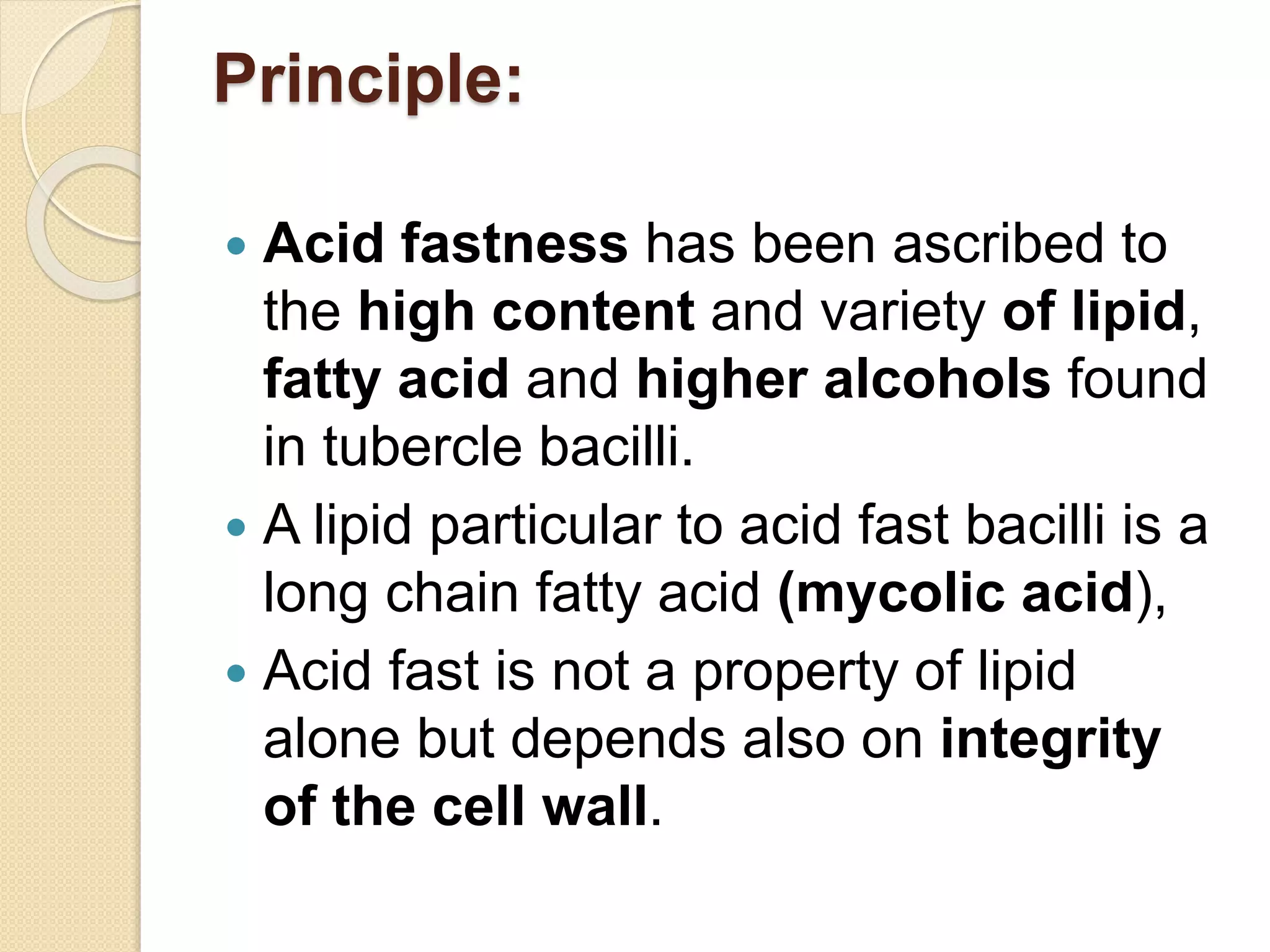 Ziehl-Neelsen n stain / Acid fast stain | PPTX | Alcoholic Beverages ...
