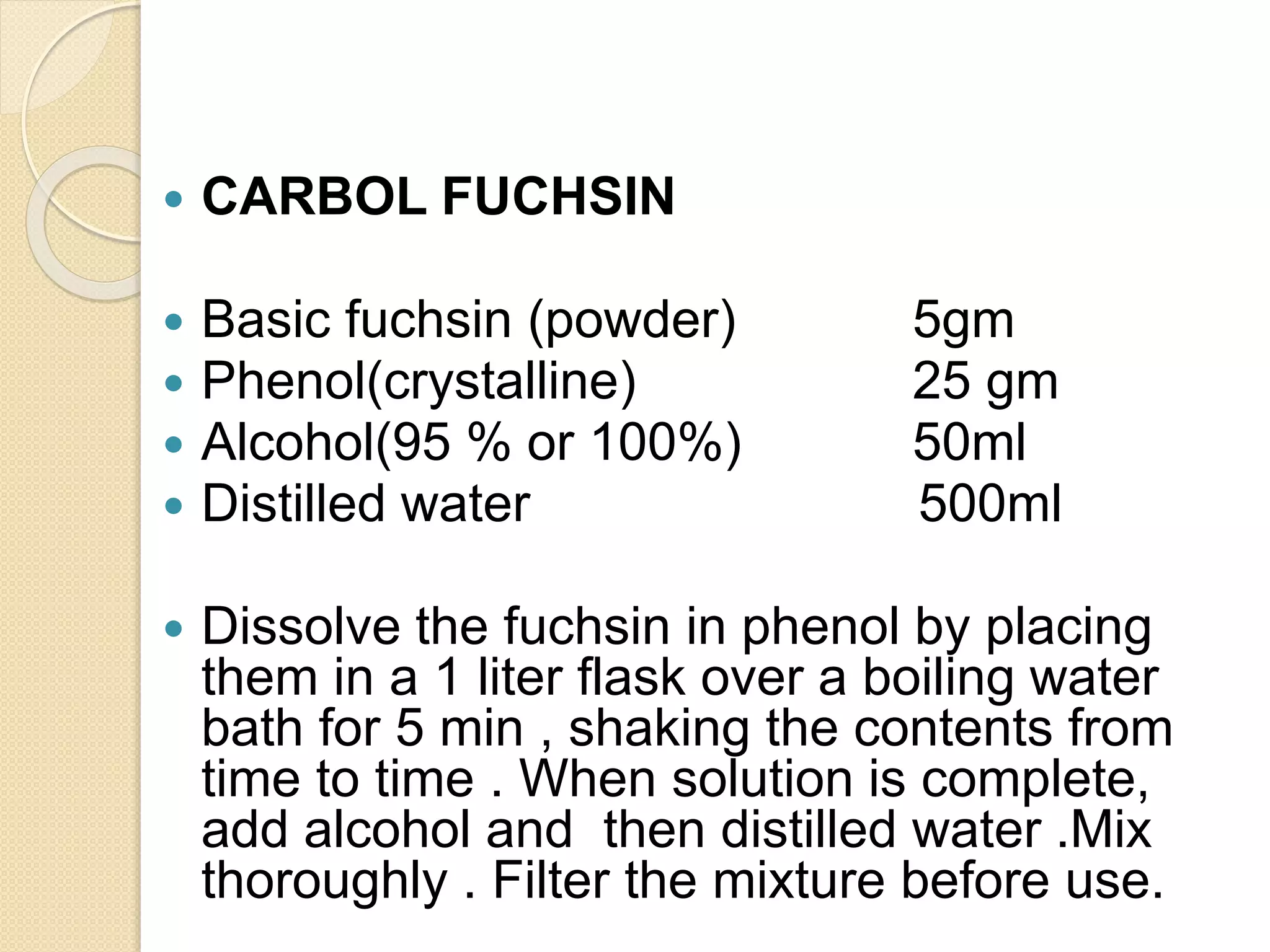 Ziehl-Neelsen n stain / Acid fast stain | PPTX
