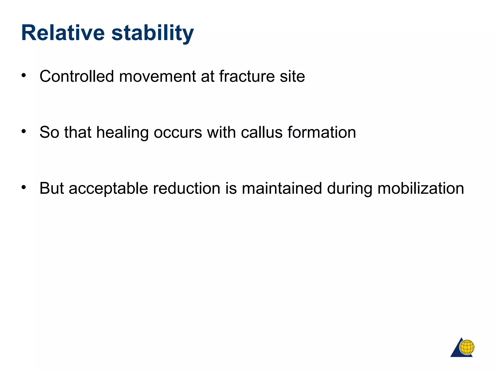 Biomechanics and biology of relative stability | PPT
