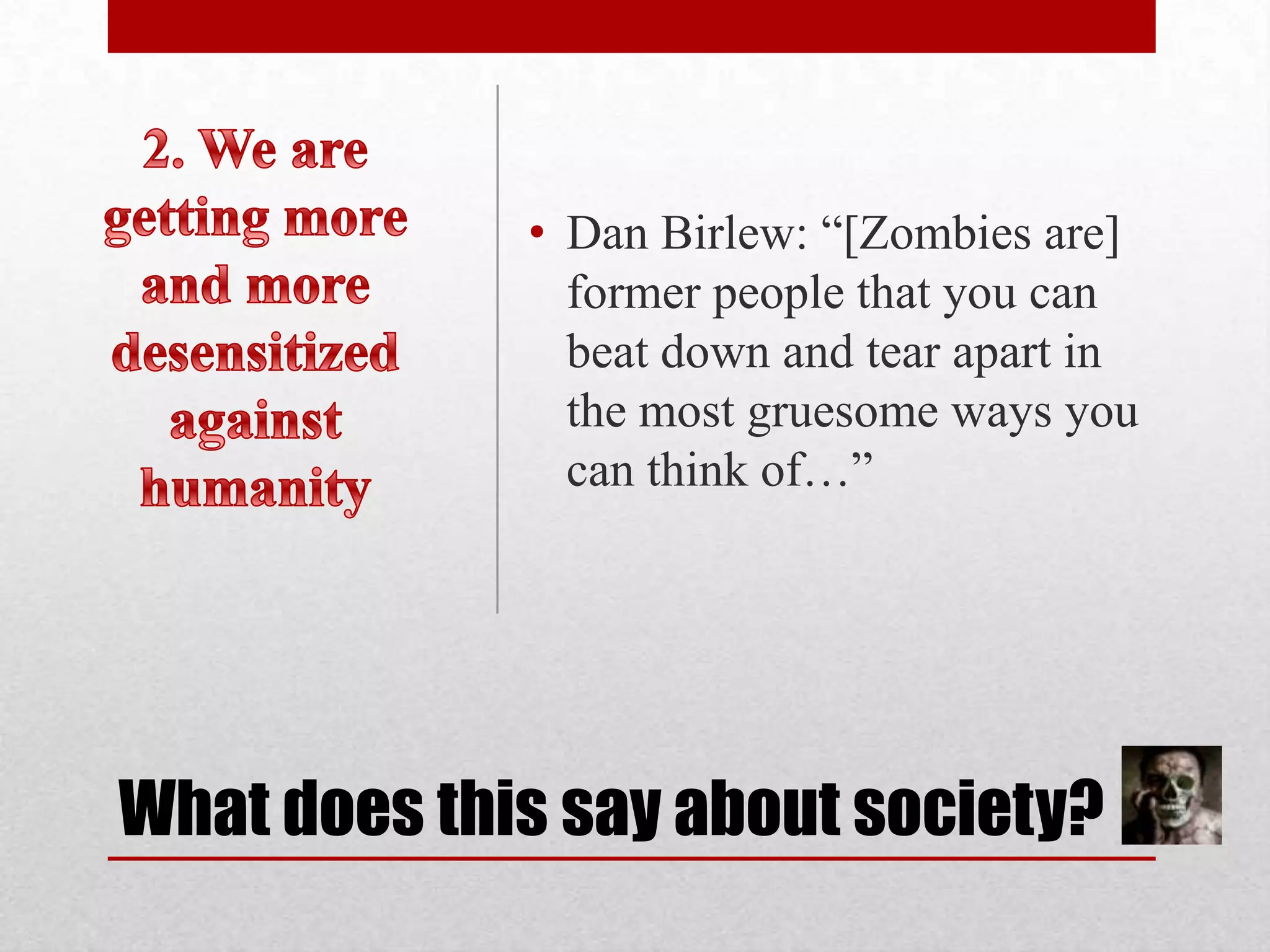 Zombies in Pop Culture | PPTX
