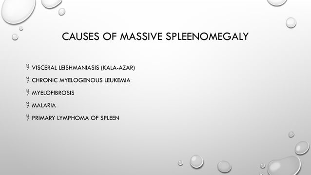 Splenomegaly , Hypersplenism etiology , pathology | PPTX