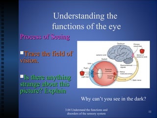 Functions and disorders of the eye | PPT