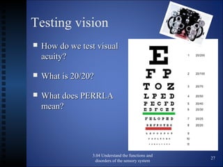 Functions and disorders of the eye | PPT