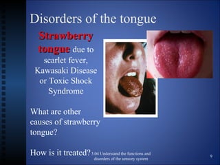 Functions and disorders of the tongue and skin | PPT