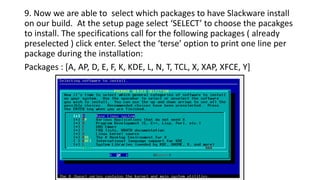 3 05-2018-install slackwarelinux | PPTX