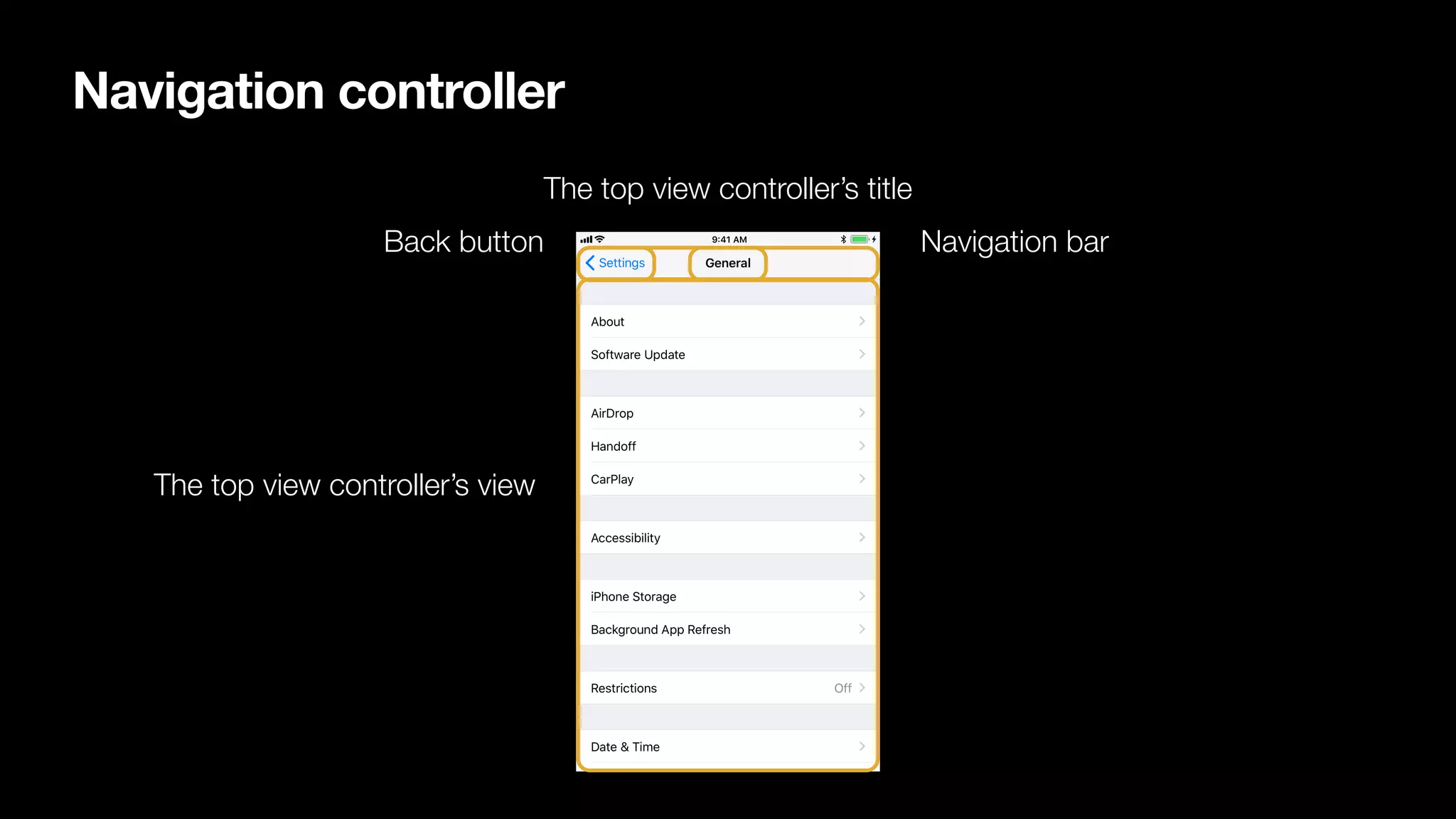 Segues and navigation controllers | PPT