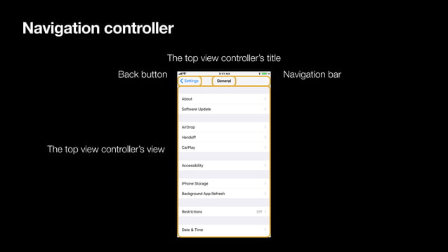 Segues and navigation controllers | PPT