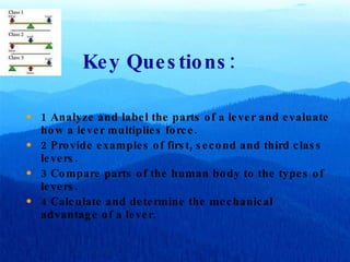 Levers (Palancas 1º Eso) | PPS