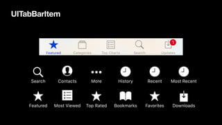 Tab bar controllers | PPT
