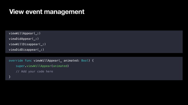 View controller life cycle | PDF | Technology & Computing