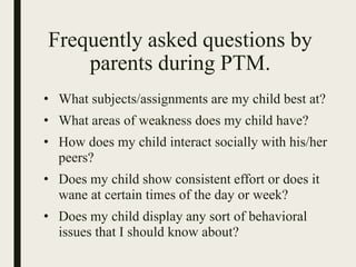 3 09-2020 PTM (Parents Teacher meeting) | PPTX