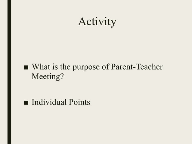 3 09-2020 PTM (Parents Teacher meeting) | PPTX | Parenting | Family and ...