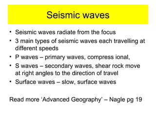 3.4.1 Earthquake Hazards | PPT