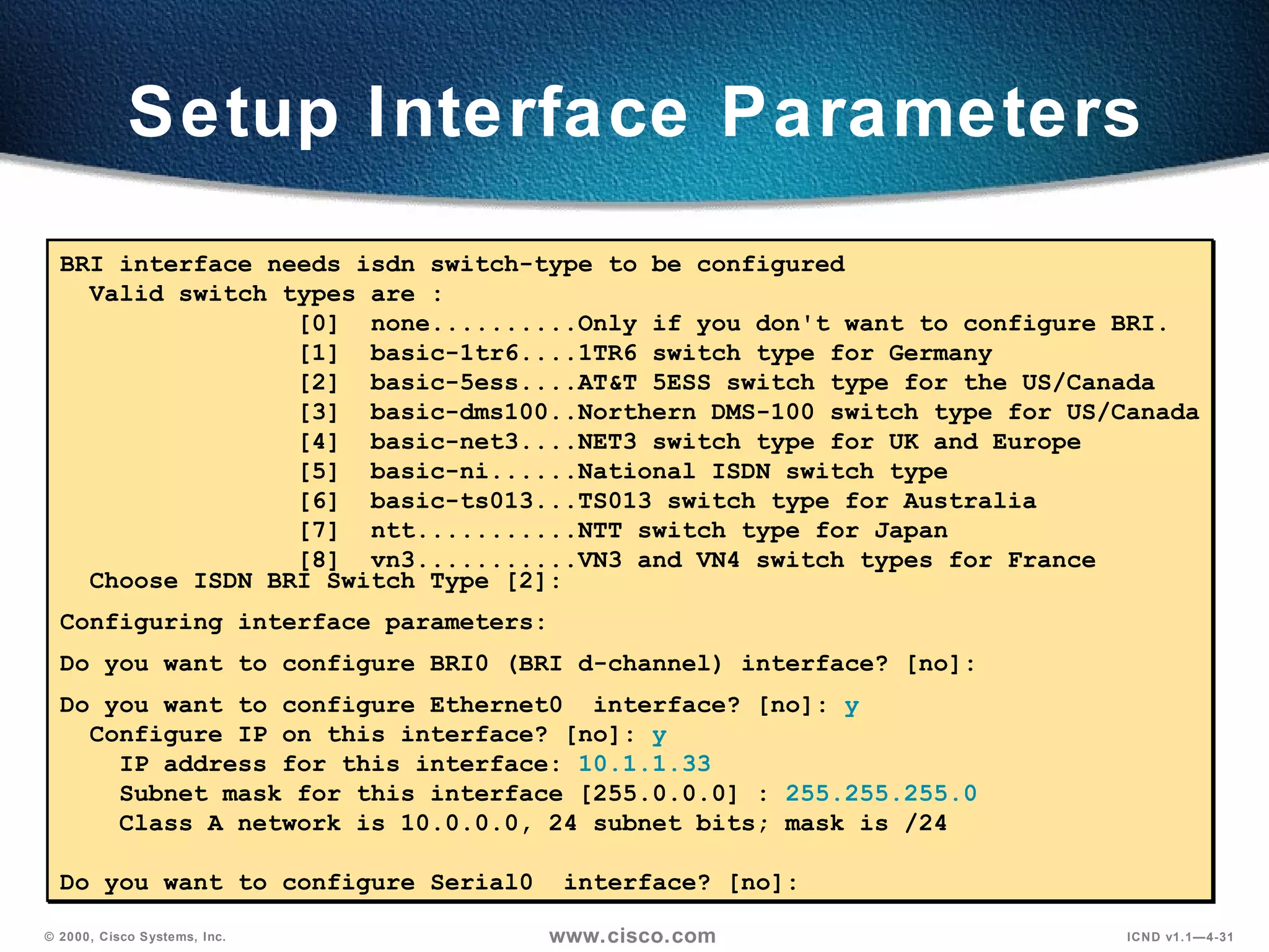 Operating And Configuring Cisco A Cisco Ios Device Ppt