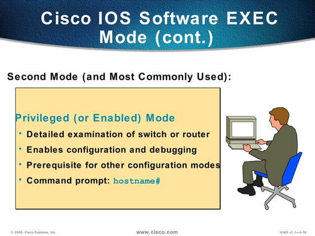 operating and configuring cisco a cisco IOS device | PPT