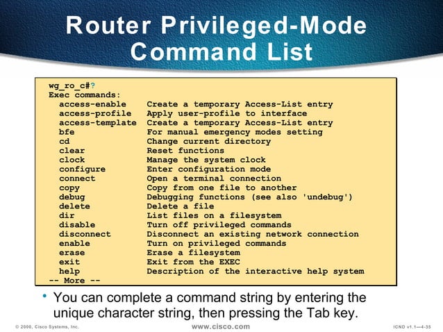 Operating And Configuring Cisco A Cisco Ios Device Ppt