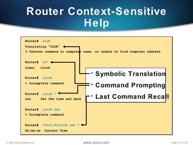 operating and configuring cisco a cisco IOS device | PPT