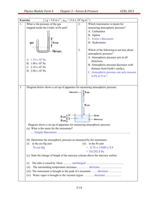 3.0 forces and pressure teacher copy | PDF