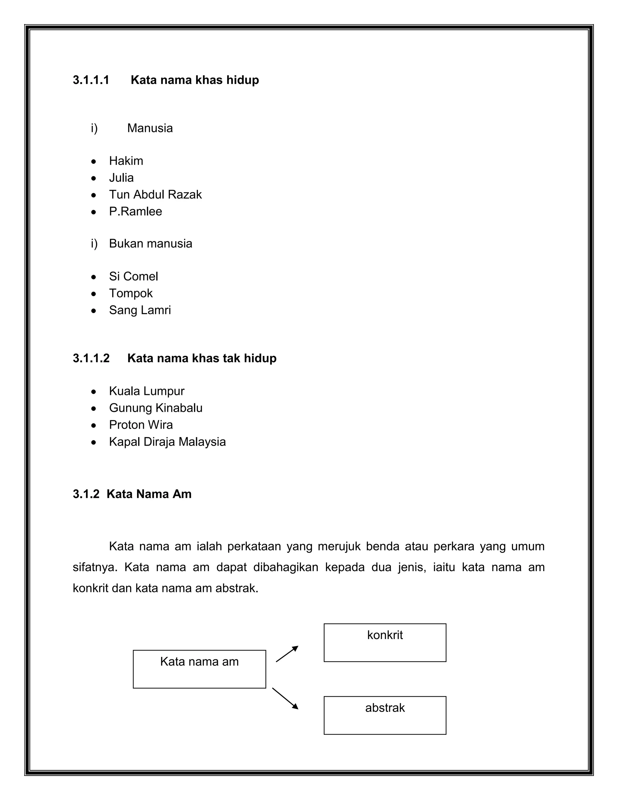 3.0 golongan kata | DOCX