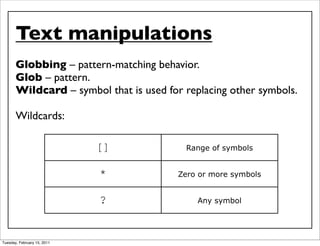 3 Unix Basics. Part 3 | PPT