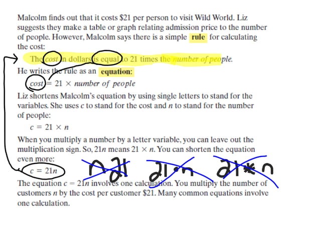 Variables & Patterns Problem 3.1 | PPT