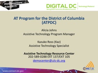 Assistive Technology Options for computer users with disabilities | PPT