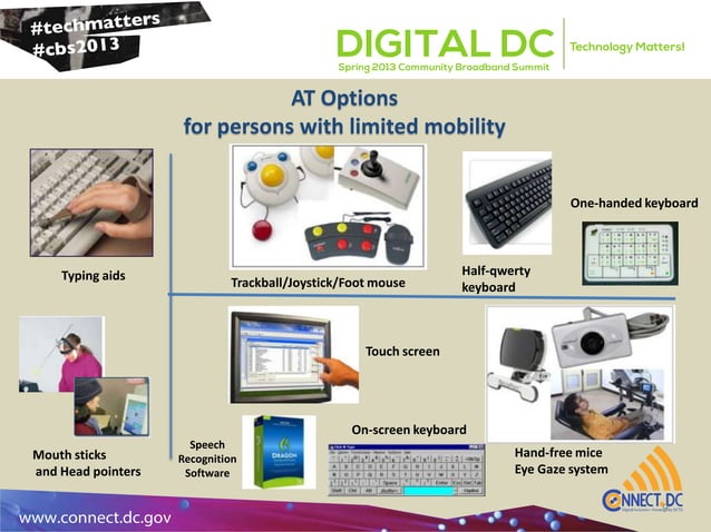 Assistive Technology Options for computer users with disabilities | PPT