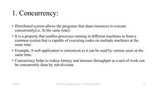 Fundamental Concept of Distributed Computing | PPTX