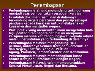 Perlembagaan di Malaysia | PPSX