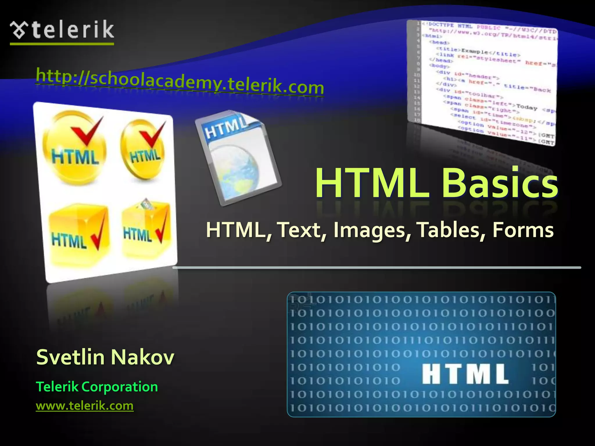 HTML Fundamentals | PPT