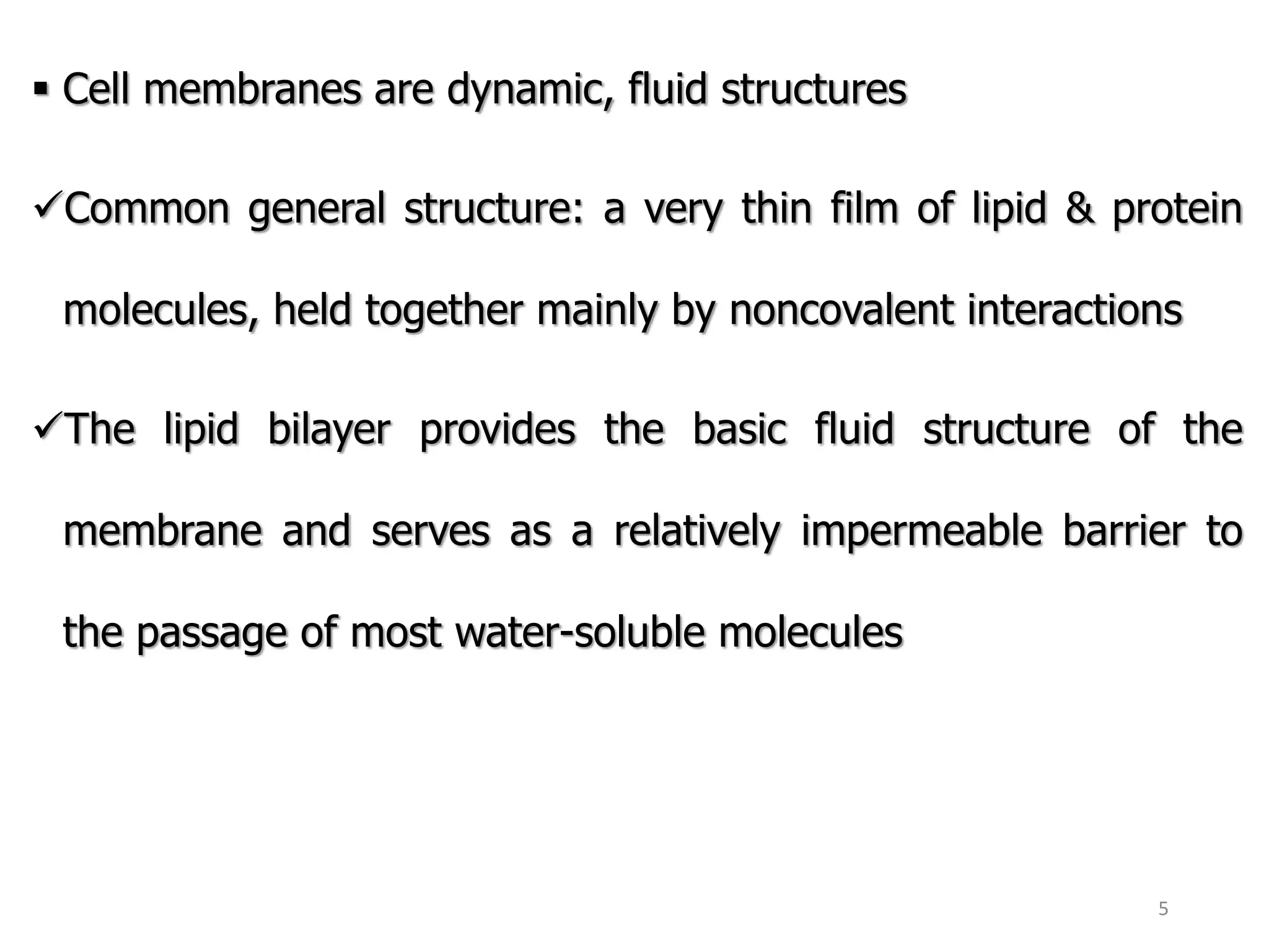 3-1-Membrane Structure.pptx | Biological Sciences | Science
