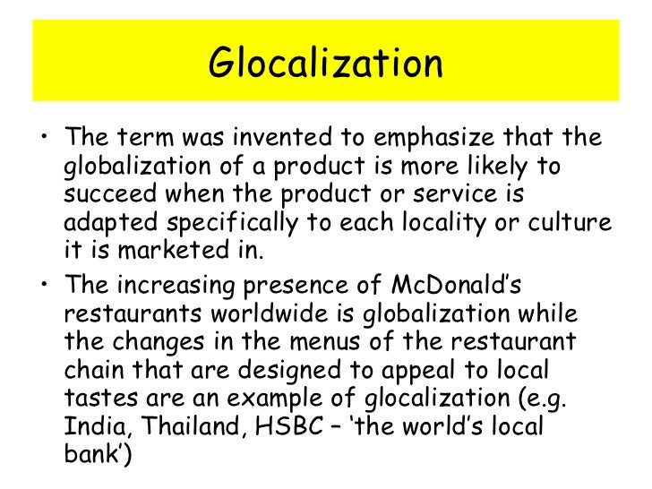 3.10.1 Globalisation Definitions And Characteristics