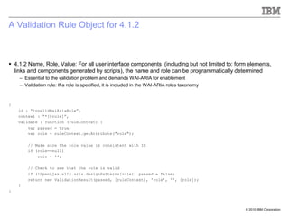 WAI-ARIA and the OpenAjax Alliance Accessibility Working Group. | PDF