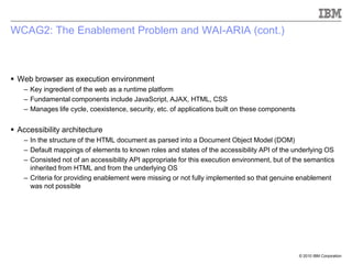 WAI-ARIA and the OpenAjax Alliance Accessibility Working Group. | PDF