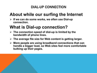 dial-up | PPTX