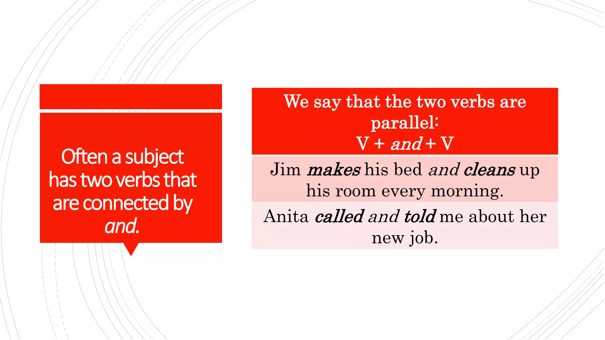 3 10 parallel verbs | PPTX