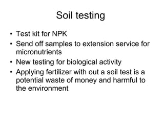3 10 Soil Amendments | PPT