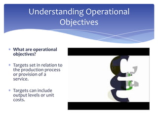3.11 understanding operational objectives - moodle | PPTX