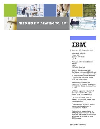 IBM Server Makeover Services | PDF