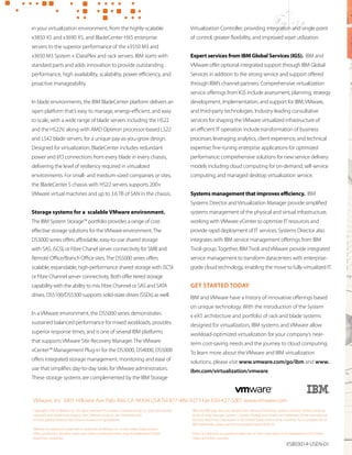 Getting the MAX from your Virtualized Environment: Comprehensive Solutions from VMware and IBM | PDF