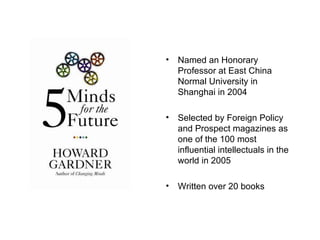 MM Book Presentation: 5 Minds for the Future | PPT