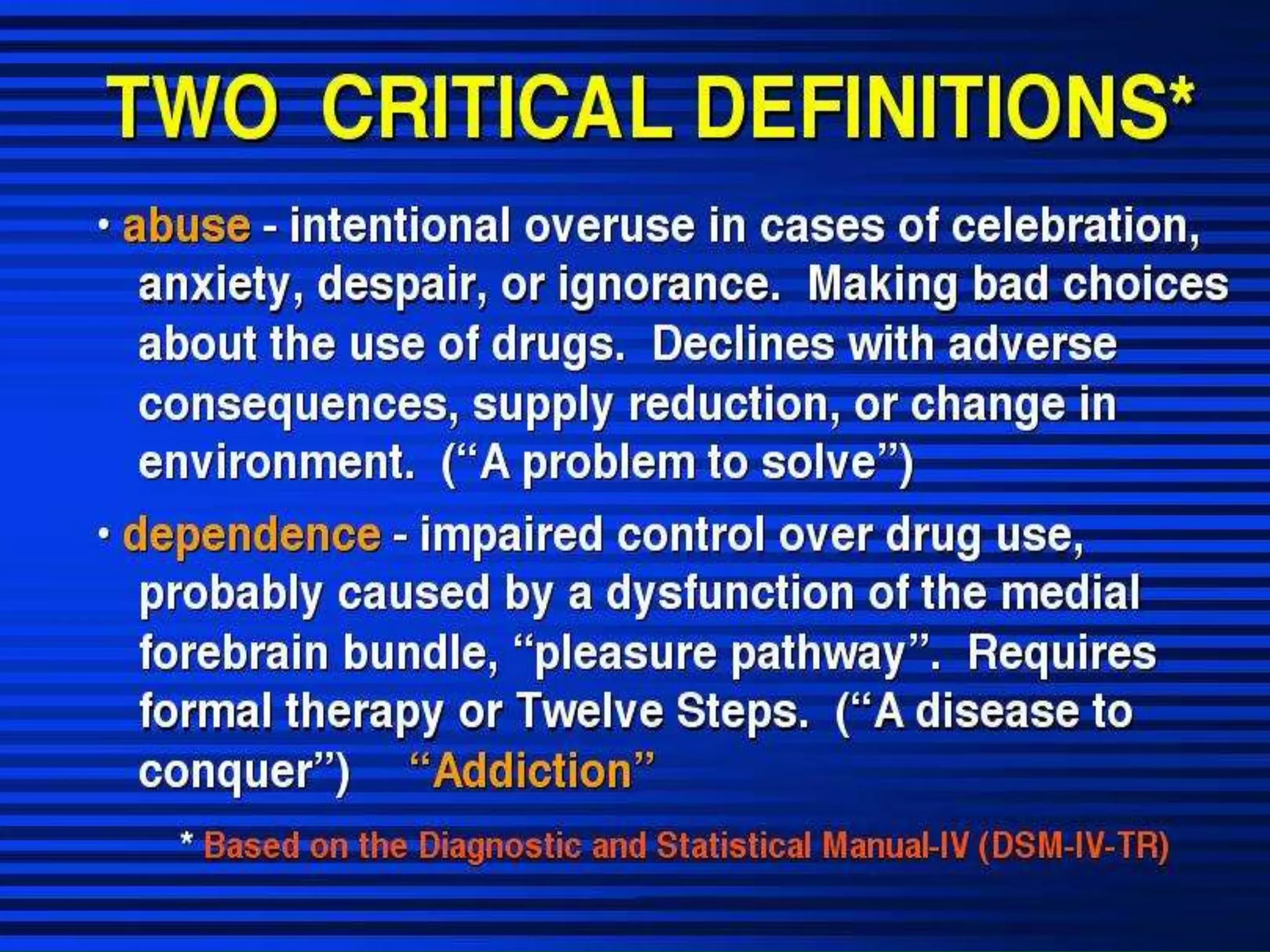 Ethical considerations in treatment of substance dependent | PPT