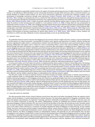 Multimedia blogging in physical education: Effects on student knowledge and ICT self-efficacy ...