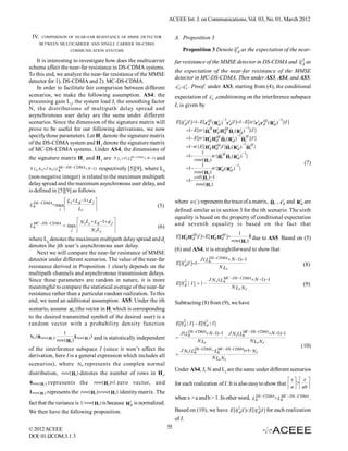 Near-Far Resistance of MC-DS-CDMA Communication Systems | PDF