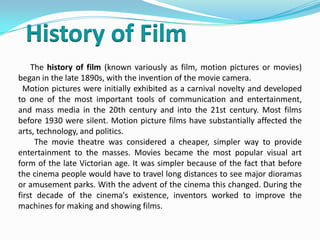 Film (Introduction to Communication) | PPTX