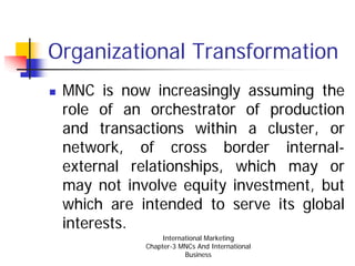 MNC and International Business | PDF | Large Business | Business