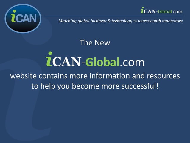 Overview of iCAN-Global | PPT