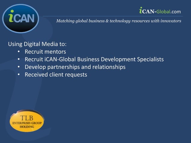 Overview of iCAN-Global | PPT