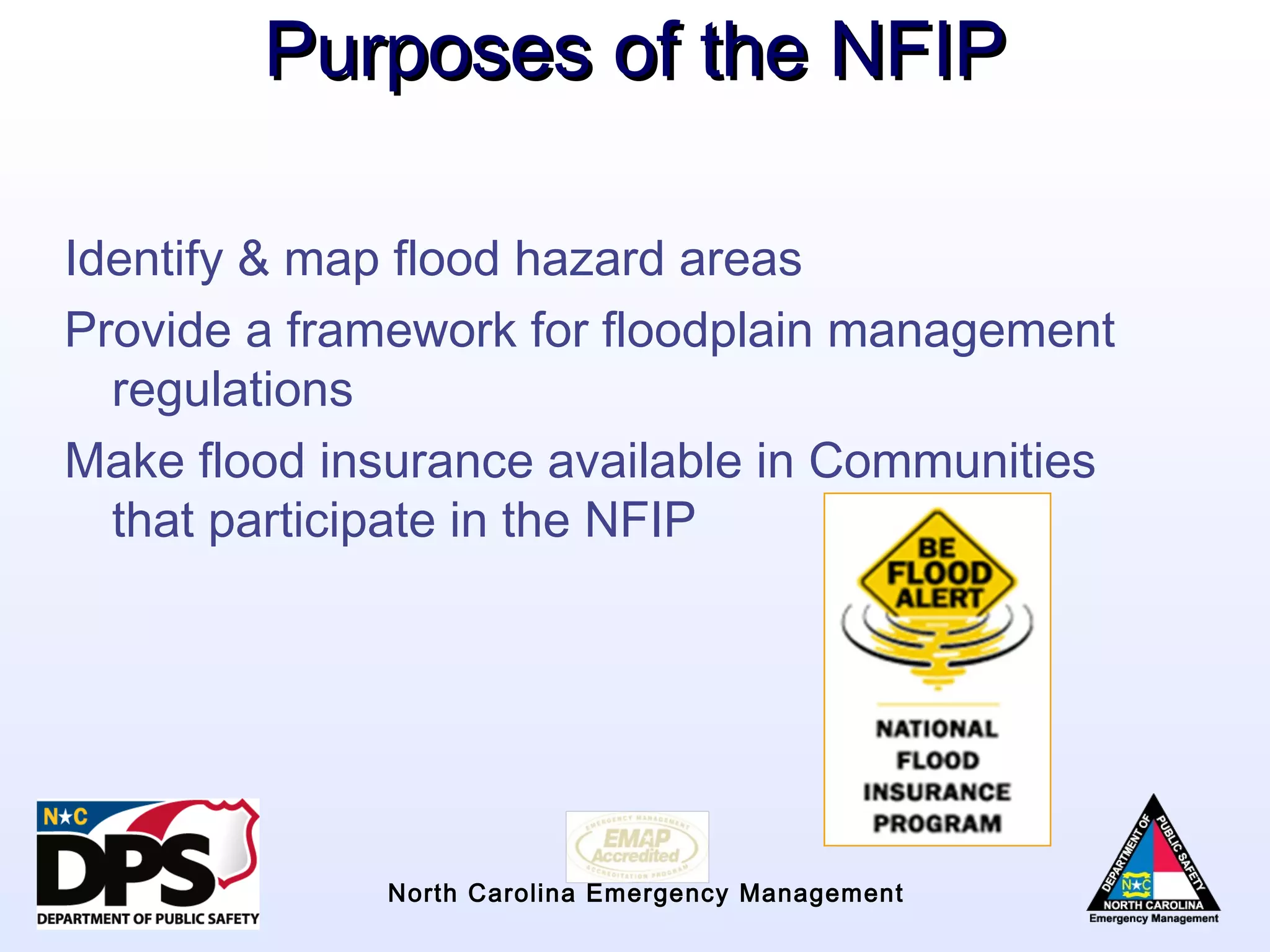 NFIP Overview Flood Risk Information System Elevation Certificate | PPT
