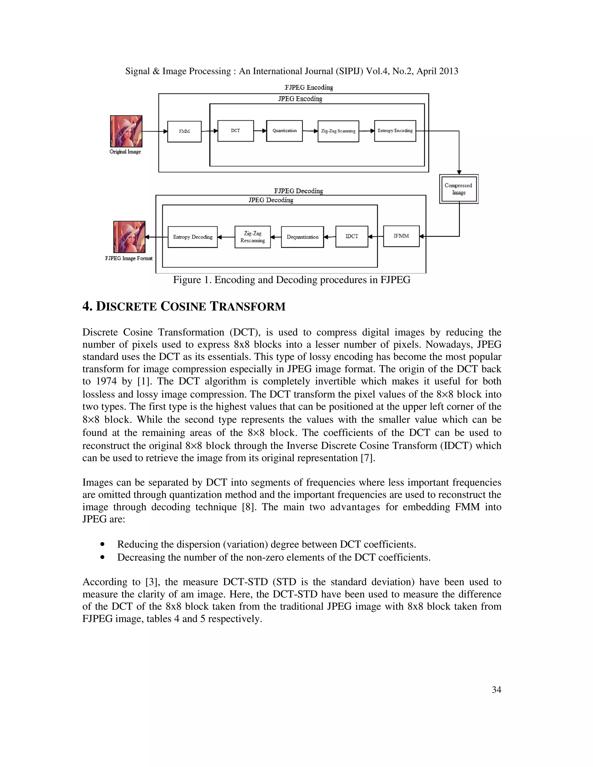 IMAGE COMPRESSION BY EMBEDDING FIVE MODULUS METHOD INTO JPEG | PDF